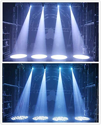 JCYWFLODY 60W LED Moving Head Light 8 GOBO 8 Pattern Spotlight by DMX Controlled 9/11 Channel for Disco Club Party Stage Lighting Shows