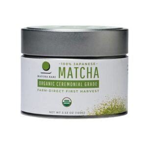 dr. weil matcha kari - organic matcha green tea powder - 100 grams - japanese ceremonial organic grade matcha