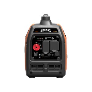 GENMAX Portable Generator,3200W Ultra-Quiet Gas Engine & RV Ready, EPA Compliant, Eco-Mode Feature, Ultra Lightweight for Backup Home Use & Camping (GM-3200i)