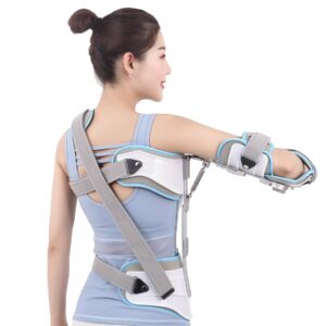 WILLQ Shoulder Abduction Sling for Rotator Cuff Surgery Broken Arm Collar Bone Rotator Cuff Shoulder Injury for Dislocation Fracture Sprains Elbow Arm Injury Recovery Left or Right Arm