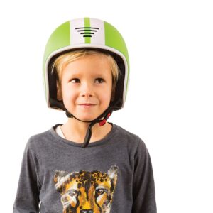 Chillafish Bobbi ABS Children's Multi-Sport Helmet, Bike, Ski, Skateboard, Scooter, Small, Lime