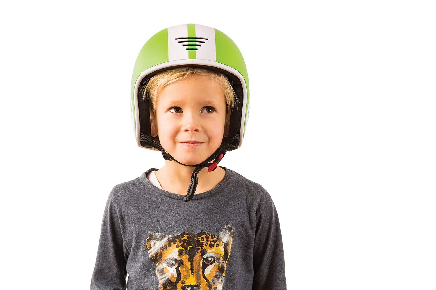 Chillafish Bobbi ABS Children's Multi-Sport Helmet, Bike, Ski, Skateboard, Scooter, Small, Lime