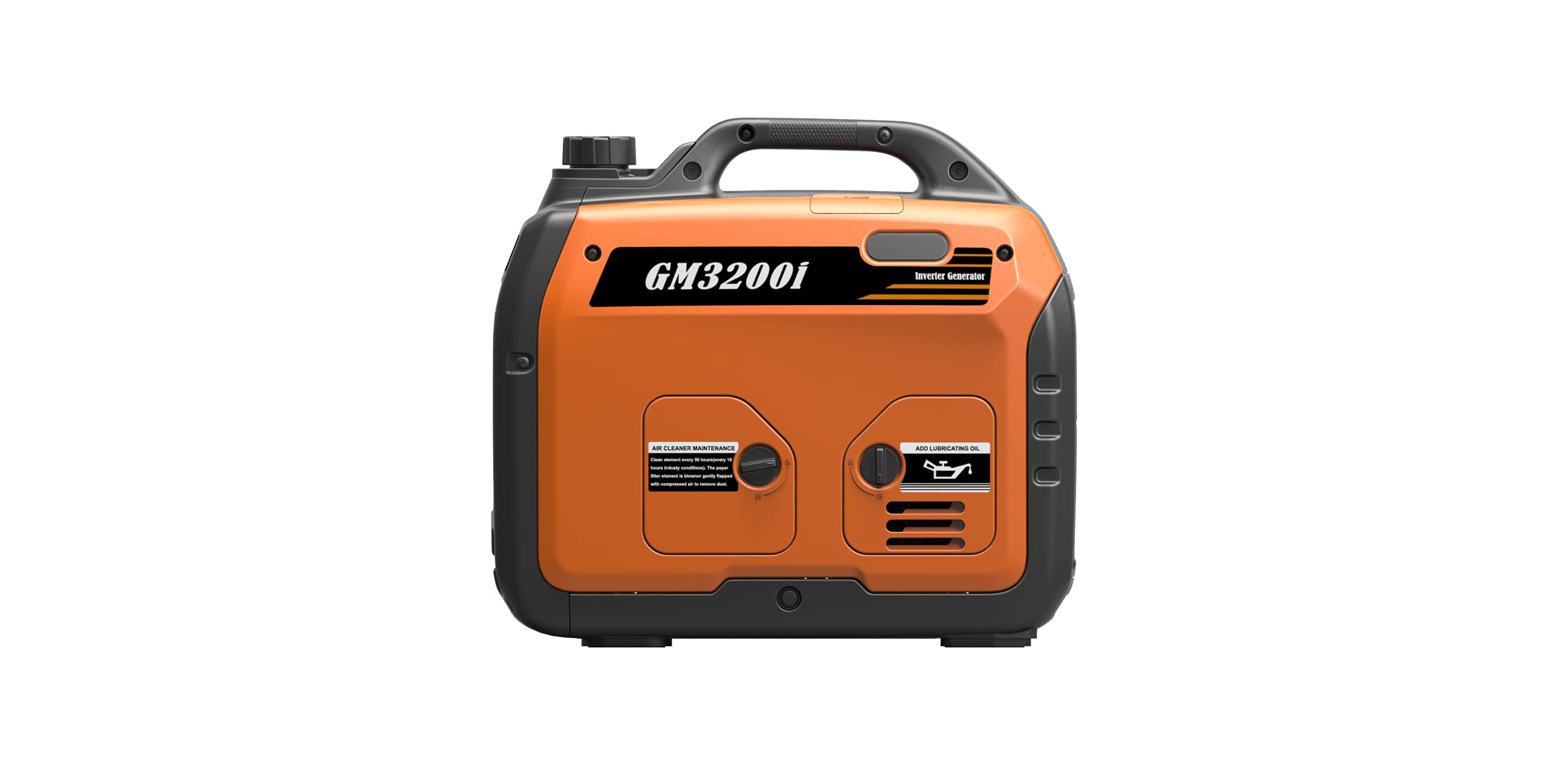 GENMAX Portable Generator,3200W Ultra-Quiet Gas Engine & RV Ready, EPA Compliant, Eco-Mode Feature, Ultra Lightweight for Backup Home Use & Camping (GM-3200i)