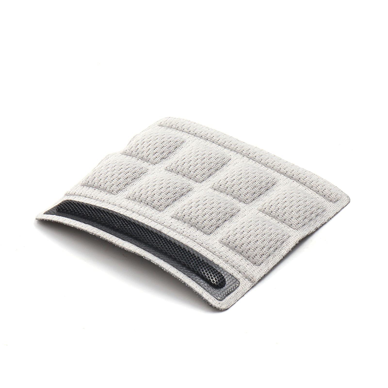 Universal Helmet Chin Pads Foam Sponge Pad Strap Nylon Padding Replacement Lining Cushion Mat Liner for Sport Outdoor Cycling Bike Motorcycle Bicycle Riding (Grey 4PCS)