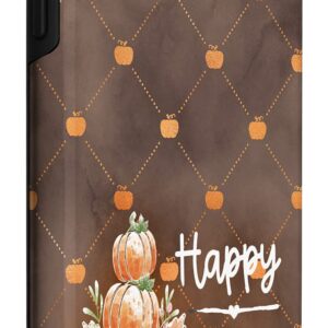 iPhone 11 Happy Fall Orange Pumpkin brown Pattern - Autumn leaves Case