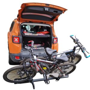 MAXXHAUL 50606 Hitch Style 2-Bike Carrier Platform Style Rack for Standard, Fat Tire, Electric Bikes 2" Hitch Receiver - 66 lbs Weight Capacity Per Bike