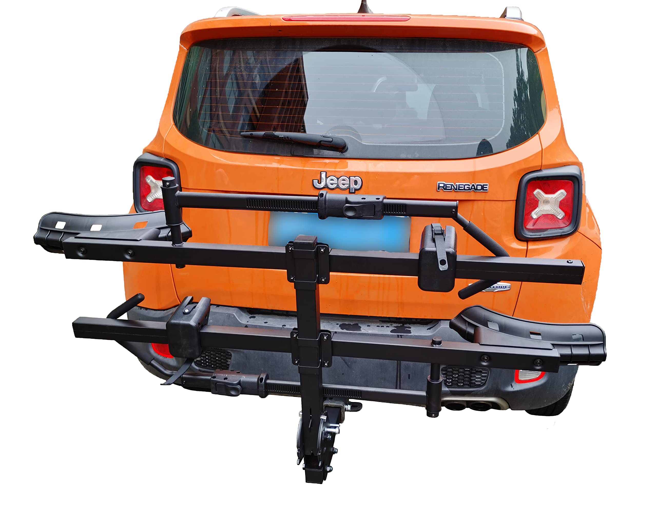 MAXXHAUL 50606 Hitch Style 2-Bike Carrier Platform Style Rack for Standard, Fat Tire, Electric Bikes 2" Hitch Receiver - 66 lbs Weight Capacity Per Bike