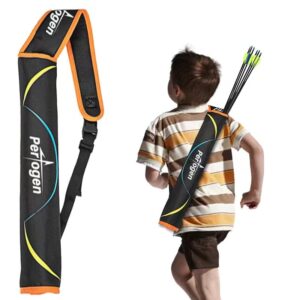 perogen youth quiver,archery quiver,arrow quiver for kids, arrow bag for hunting,waist hanged quiver