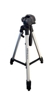 nematech premium lightweight aluminium tripod with quick release & carrying case (50")