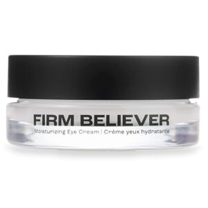 plant apothecary firm believer: 30ml under eye cream with vitamin c - puffiness, dark circles, eye bags, fine lines and wrinkles reducer - anti-aging eye creams and skin care for men and women