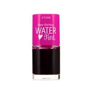 etude dear darling water tint strawberry ade (21ad) | bright vivid color lip tint with moisturizing pomegranate & grapefruit extract to hydrate your lips