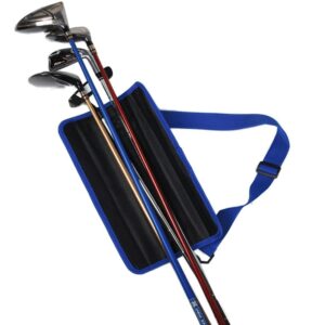 Portable Golf Mini Bag with Shoulder Strap for Driving Range Club Course - Outdoors Practice Organizer Accessories(Blue)