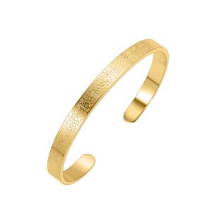 qitian islamic jewelry gifts for women allah gold bangles bracelets ayatul kursi arabic cuff bracelet for women men islam eid ramadan gifts （gold-thick ）