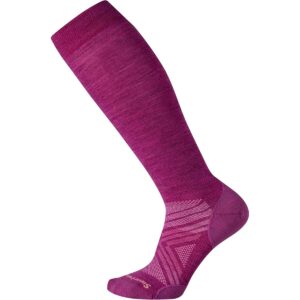 smartwool women's performance ski zero cushion otc meadow mauve l