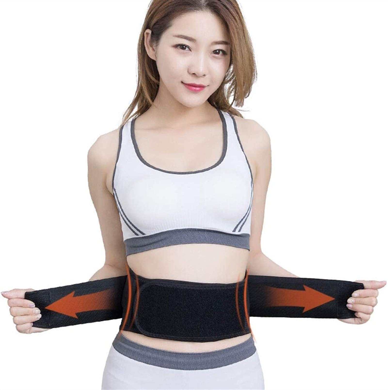 XMSM Lower Back Brace Back Support Belt with Adjustable Straps and Built-in Splints, Lumbar Belt for Pain Relief and Injury Prevention (Size : Medium)