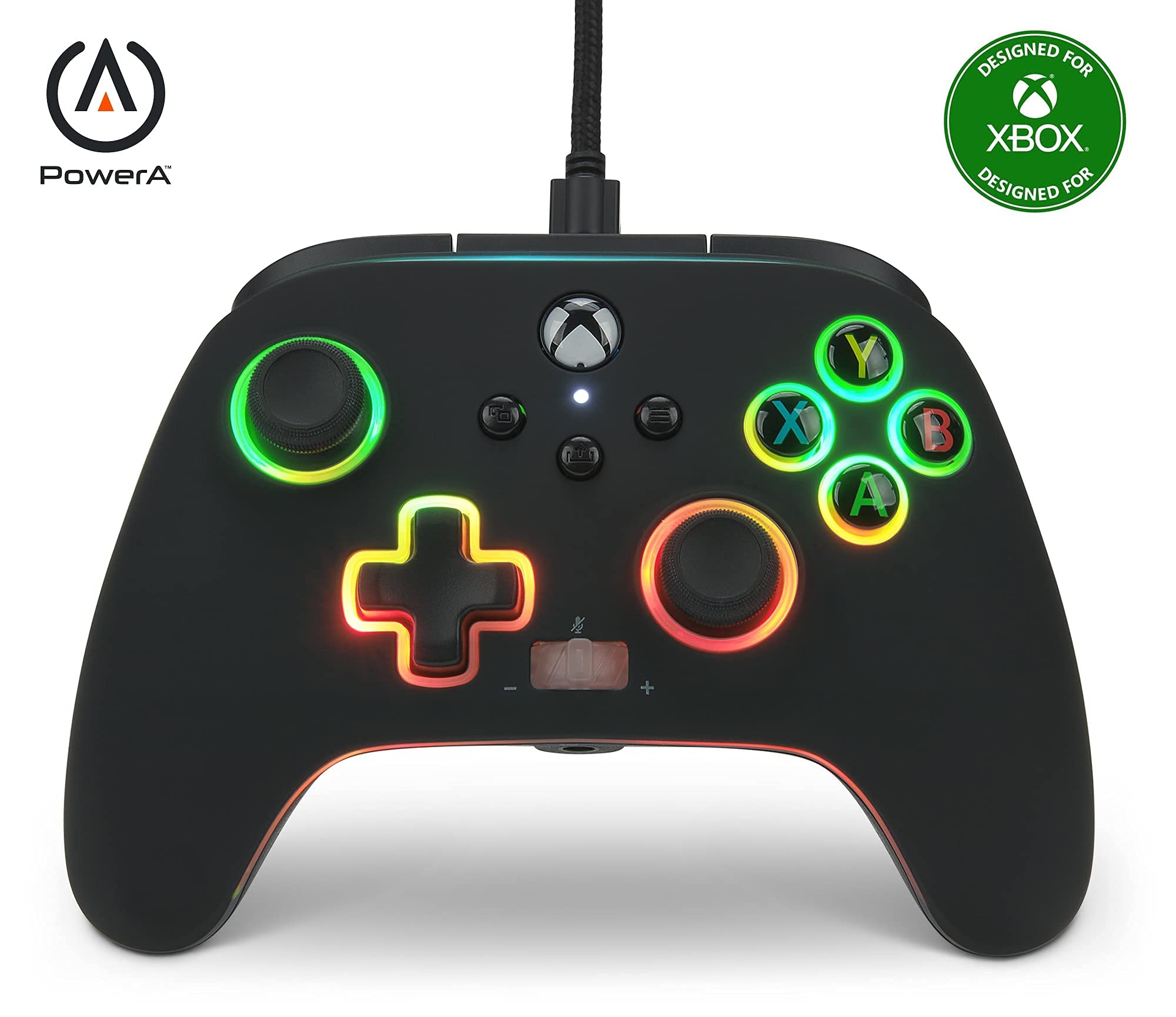 PowerA Spectra Infinity Enhanced Wired Controller for Xbox Series X|S, Gamepad, Wired Video Game Controller, Gaming Controller, Xbox One, Officially Licensed - Xbox Series X (Renewed)