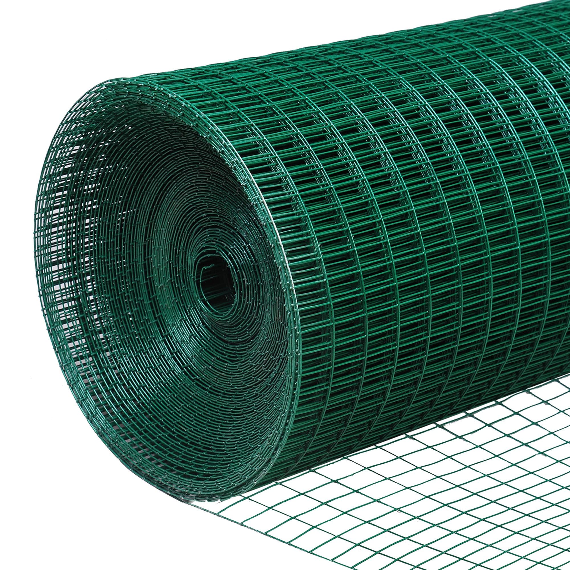 PawHut 98' L x 35.5" H Hardware Cloth, 1/2 x 1 Inch Wire Mesh Fence Netting Roll for Aviary, Chicken Coop, Rabbit Hutch, Animal, Garden Protection