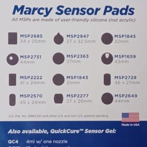 Marcy Adhesives Auto Rain Sensor Pad Lens Fits Between Sensor & Glass for BMW Models See Fitment