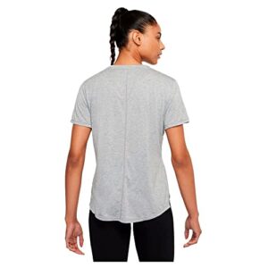 Nike Women`s Dri-FIT One Standard-Fit Short-Sleeve Top Shirt (G(DD0638-073)/B, Medium)