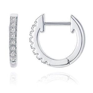 aoof female earrings, retro fashion silver plated earrings, temperament korean super flash single row diamond earrings platinum