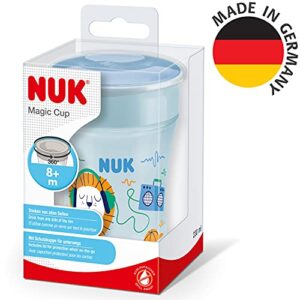 NUK Magic Cup Learning Cup 8+ Months 230 ml Leak-proof 360° Drinking Rim BPA-Free Blue