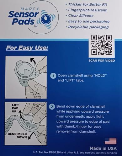 Marcy Adhesives Auto Rain Sensor Pad Lens Fits Between Sensor & Glass for BMW Models See Fitment