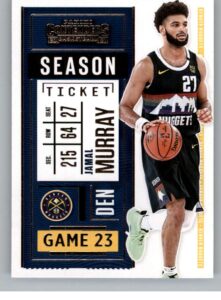 2020-21 panini contenders season ticket #65 jamal murray denver nuggets basketball card