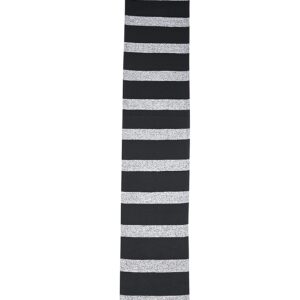 Calvin Klein Men's Scarf, Black and Grey Striped, One Size