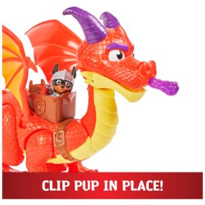 Paw Patrol, Rescue Knights Sparks The Dragon with Super Wings and Pup Claw Action Figures, Kids Toys for Ages 3 and up