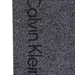 Calvin Klein Men's Reversible Scarf, Black Marl, One Size