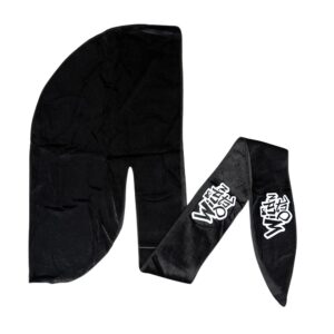 mtv wild 'n out velvet durag - official durag for fans - velvet/polyester blend - one size - hand wash only