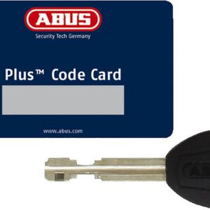 ABUS U-lock Granit Plus 470 and SH B Bracket, Bike Lock with Plus Cylinder for Tamper Protection, ABUS Security Level 12, Black