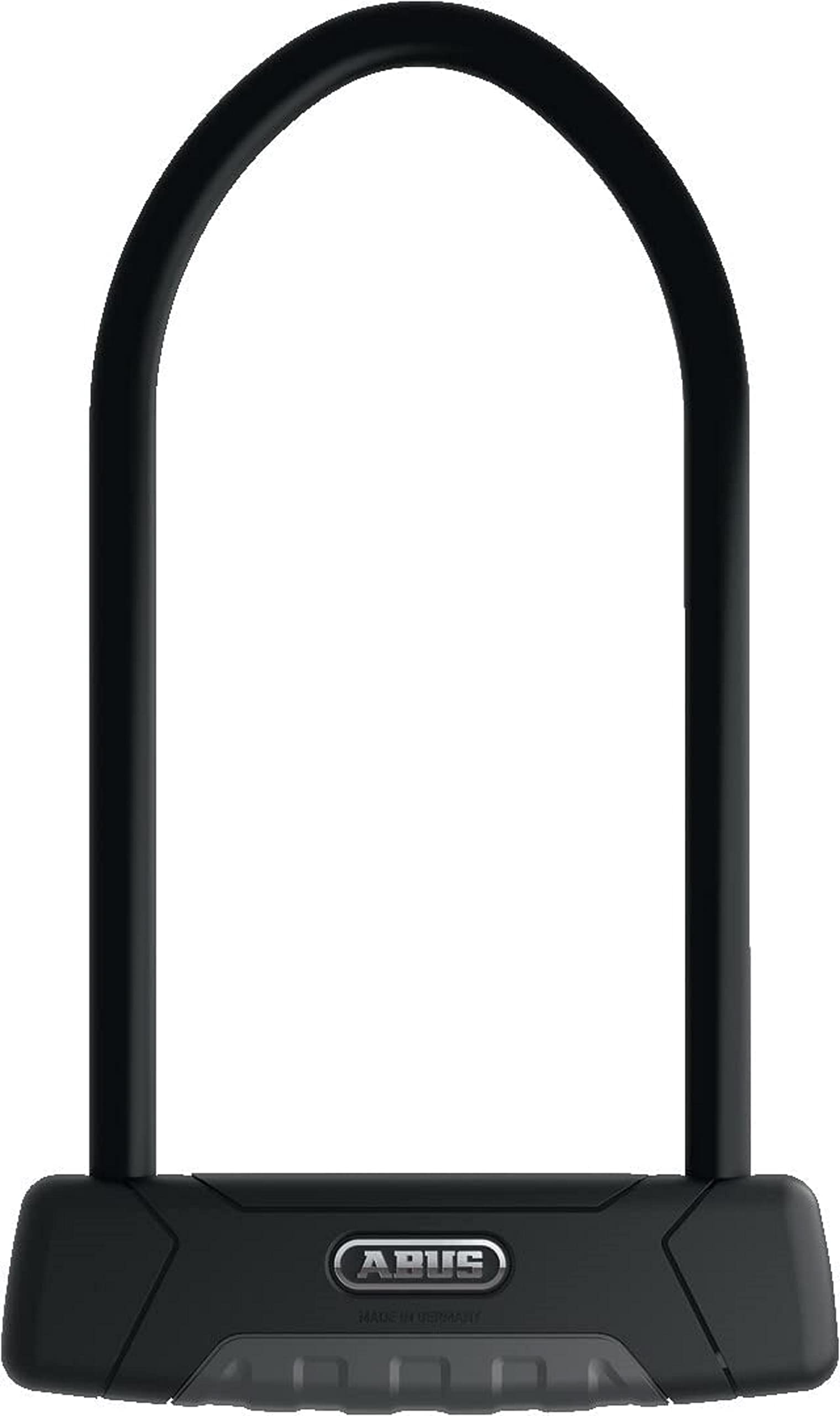 ABUS U-lock Granit Plus 470 and SH B Bracket, Bike Lock with Plus Cylinder for Tamper Protection, ABUS Security Level 12, Black, 23 cm