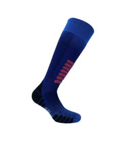 eurosock womens supreme snow ski socks, marine, large us