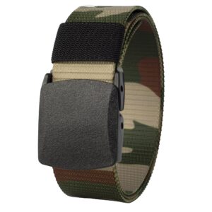 gelante military tactical belt with nickel free plastic buckle