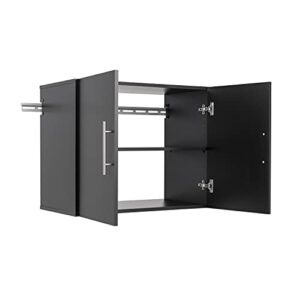 HangUps Upper Storage Cabinet, 30", Black