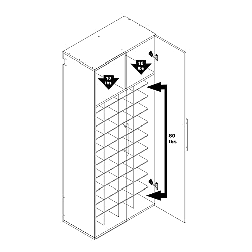 Prepac HangUps Shoe Storage, Black