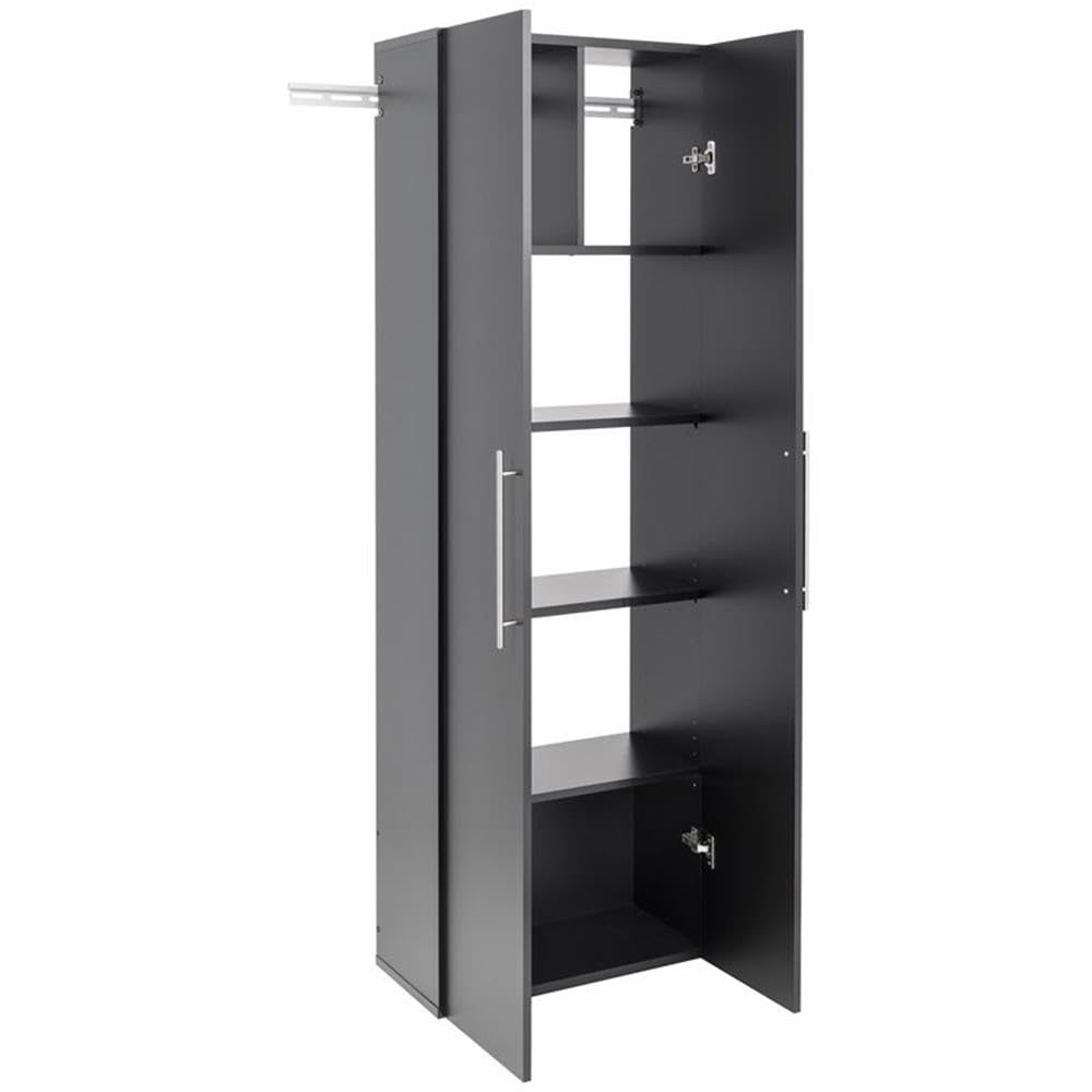 HangUps Large Storage Cabinet, 24", Black