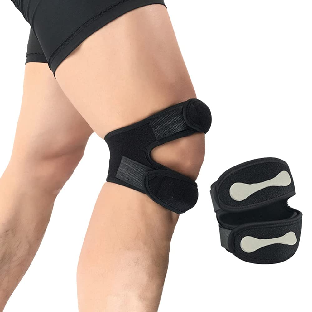 Adjustable Knee Braces with Side Stabilizers, Medical Grade Knee Pads, Knee Support for Knee Joint Recovery or Injury Prevention for Man and Women