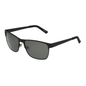 dockers men's colton sunglasses polarized navigator, black, 57mm