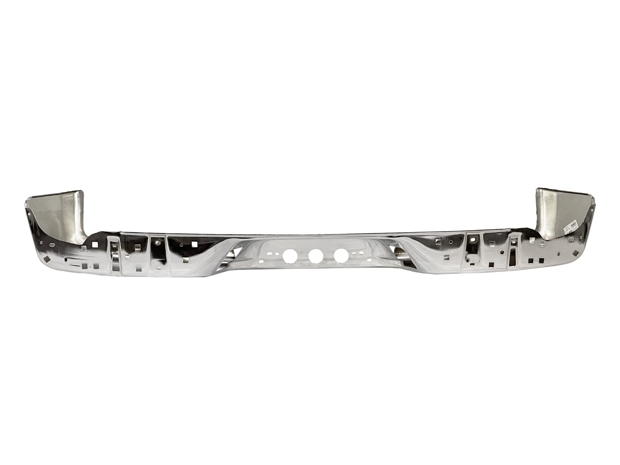 BUMPER-KING Rear Bumper Compatible with 2007-2013 Toyota Tundra Pickup 07-13 TO1102244 Chrome without Park Assist