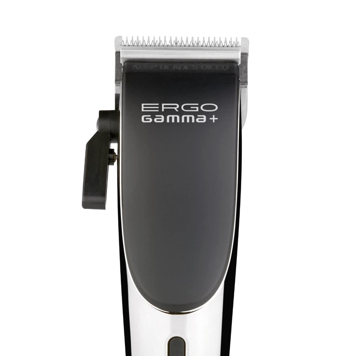 GAMMA+ X-Ergo Professional Cordless Hair Clipper 9V Microchipped Magnetic Motor, 3 Custom Lids in Matte Chrome, Gold, Rose Gold