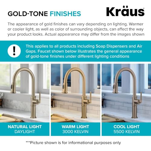 KRAUS Britt Touchless Sensor Commercial Pull-Down Single Handle Kitchen Faucet in Spot Free Antique Champagne Bronze, KSF-1691SFACB