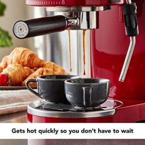 KitchenAid Metal Semi-Automatic Espresso Machine - KES6503, Empire Red, 1.4 Liters