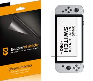 supershieldz (3 pack) anti-glare (matte) screen protector designed for nintendo switch oled (2021)