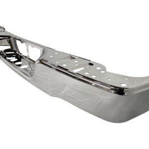 BUMPER-KING Rear Bumper Compatible with 2007-2013 Toyota Tundra Pickup 07-13 TO1102244 Chrome without Park Assist