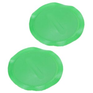 Kayak D Ring Patch, PVC D Ring Pad Patch Inflatable Boat Raft Dinghy Canoe Surfboard Kayak Tie Down Fitting(Green) Rowing