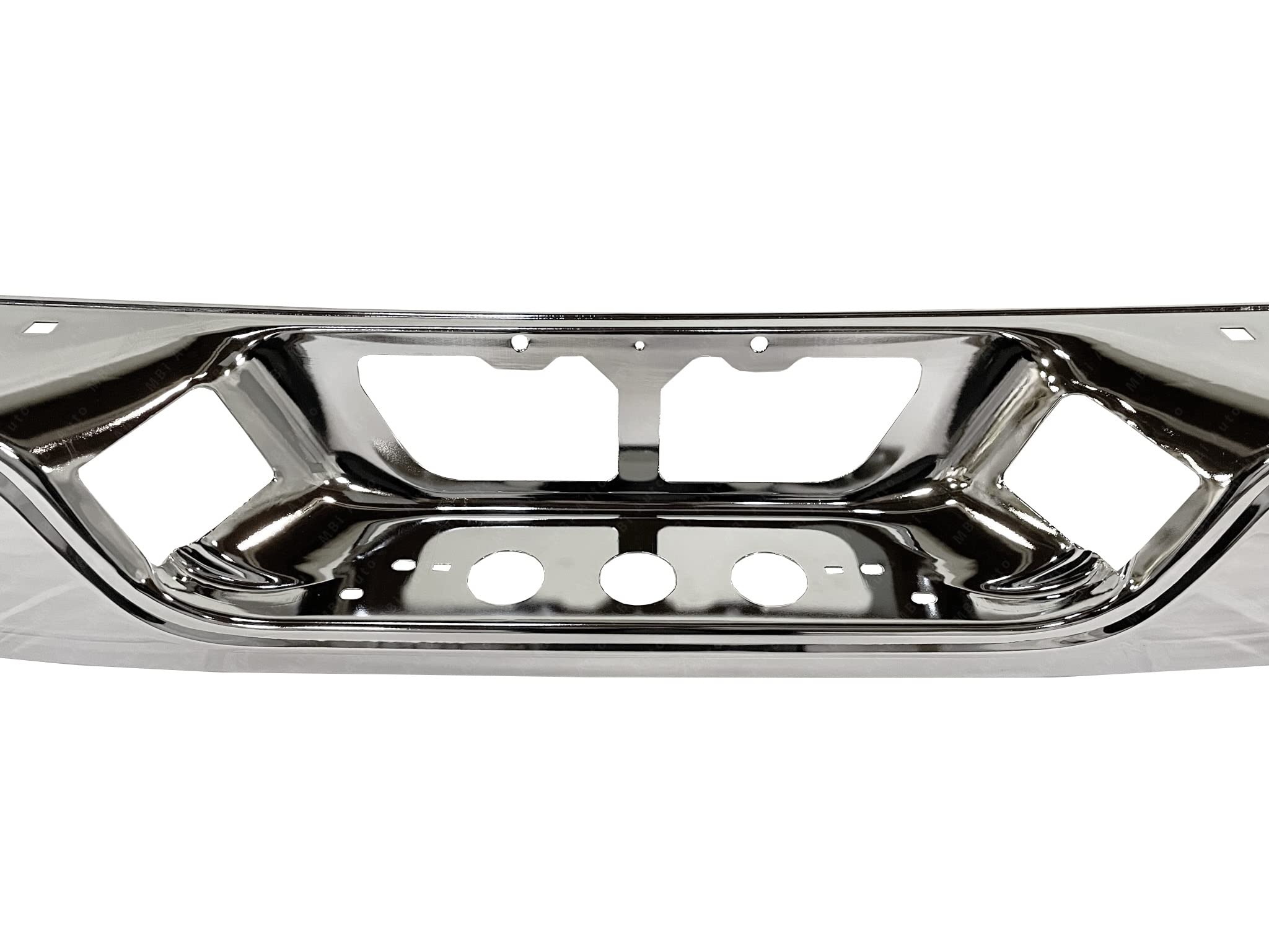 BUMPER-KING Rear Bumper Compatible with 2007-2013 Toyota Tundra Pickup 07-13 TO1102244 Chrome without Park Assist