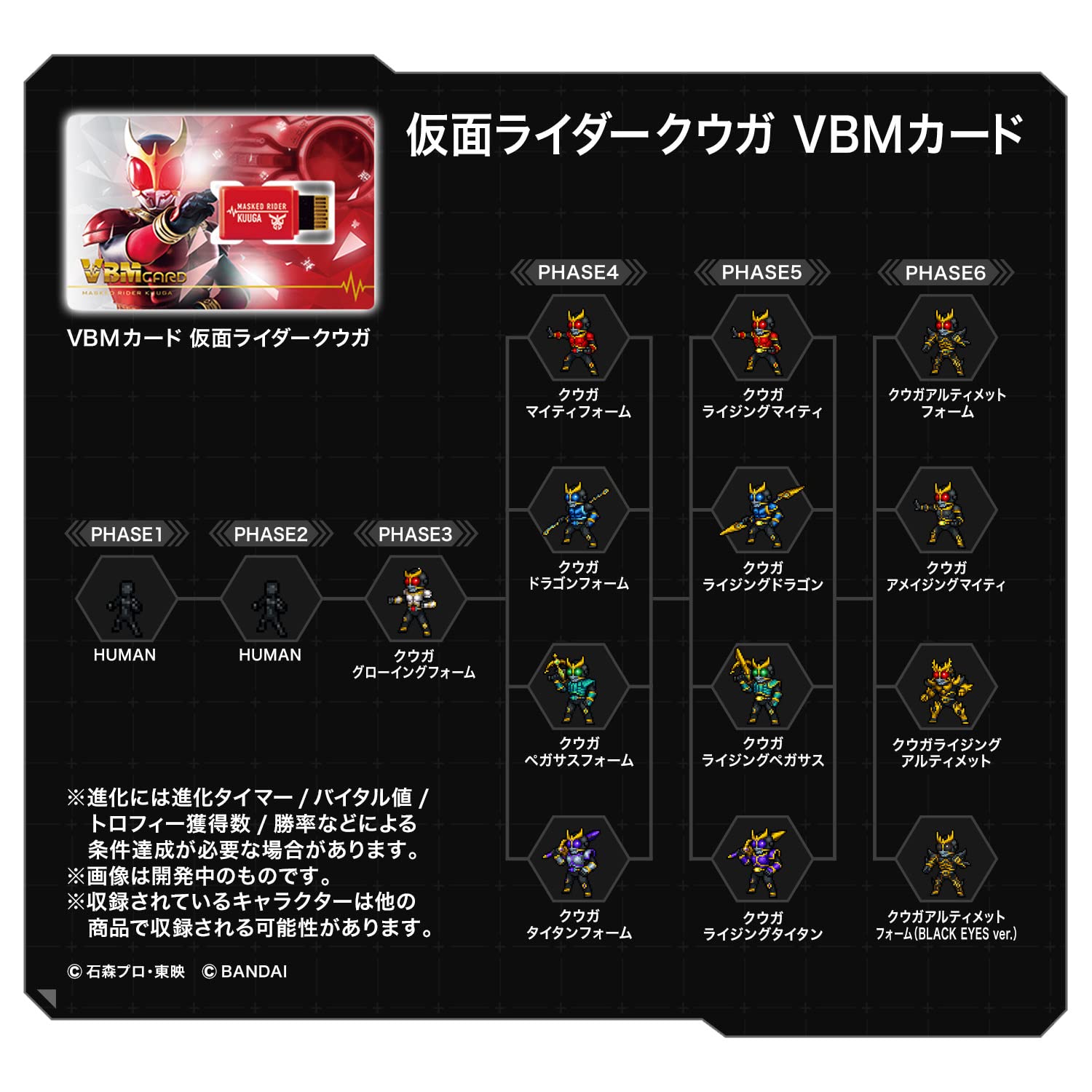 Bandai Vital Bracelet Characters - Kamen Rider Set