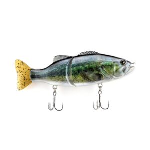 ods lure fishing lure glide bait jointed swimbait artificial fishing bait with hooks for bass trout pike walleye (trout glide bait 6.6")